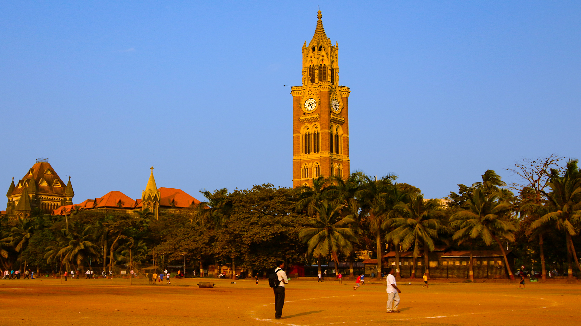 Rajabai Clock Tower And Mumbai University Library Building Mumbai rajabai-clock-tower-and-mumbai-university-library-building-mumbai